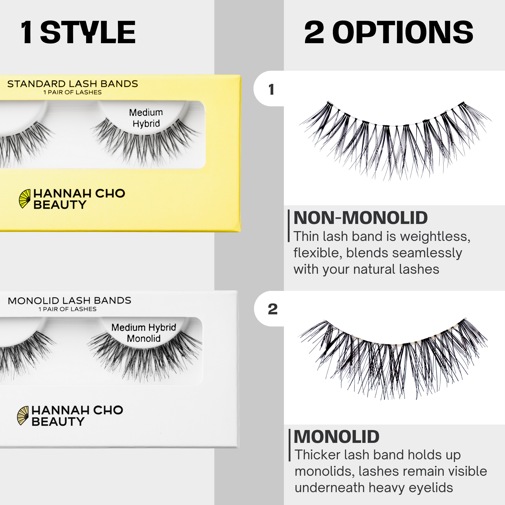 MEDIUM HYBRID LASHES – hannahchobeauty